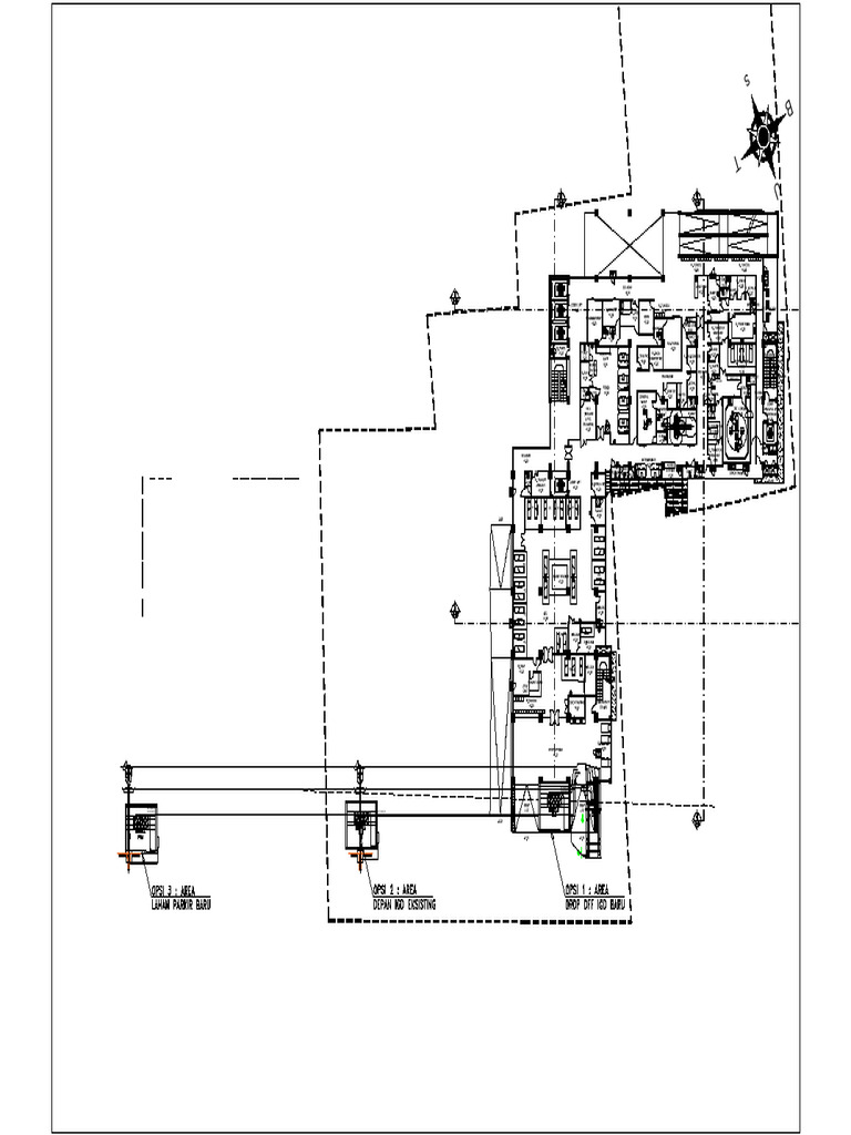 DENAH SITEPLAN LANTAI 1-OPSI LAYOUT KUBIKEL PLN-BW | PDF