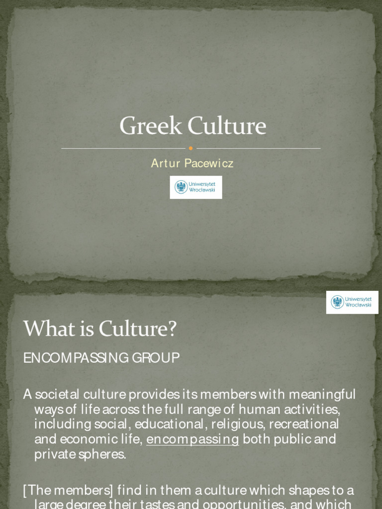 Greek Culture - Introduction | PDF | Greeks | Tyrant