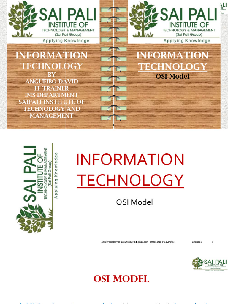 05 - OSI Model - Summarized | PDF | Osi Model | Internet Protocol Suite