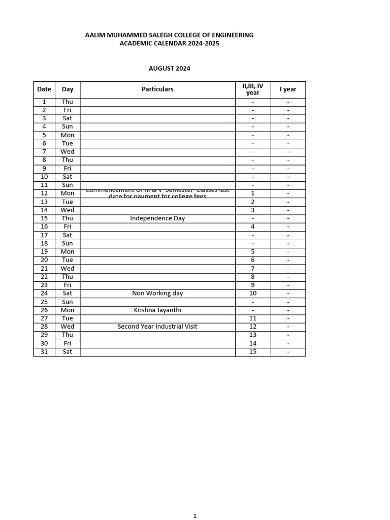 AI&DS_Academic Calender_(24_25_ODD)_updated | PDF | Tamils | Festival