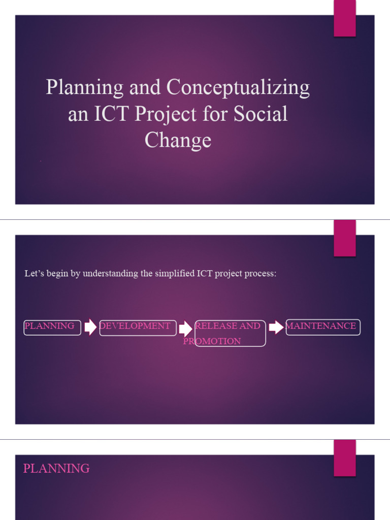 Planning and Conceptualizing An ICT Project For Social-1 | PDF ...