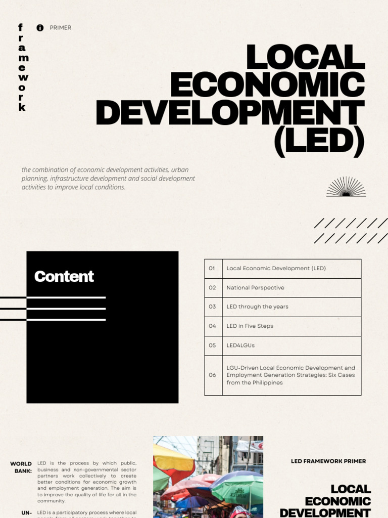 ISA PRIMER-Local Economic Development Framework | PDF | Economies
