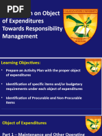 MOOE Expenditure Breakdown Guide | PDF | Expense | Business
