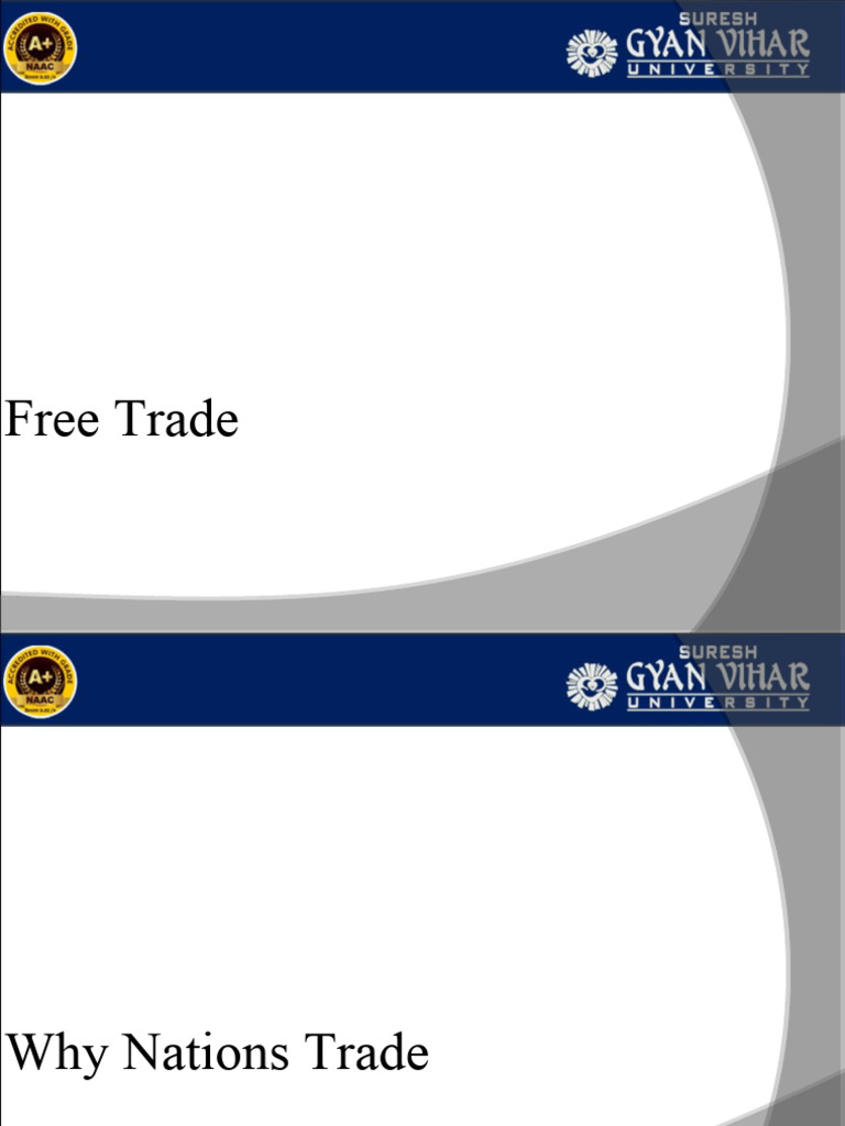 6 Free Trade | PDF | Free Trade | Trade Agreements