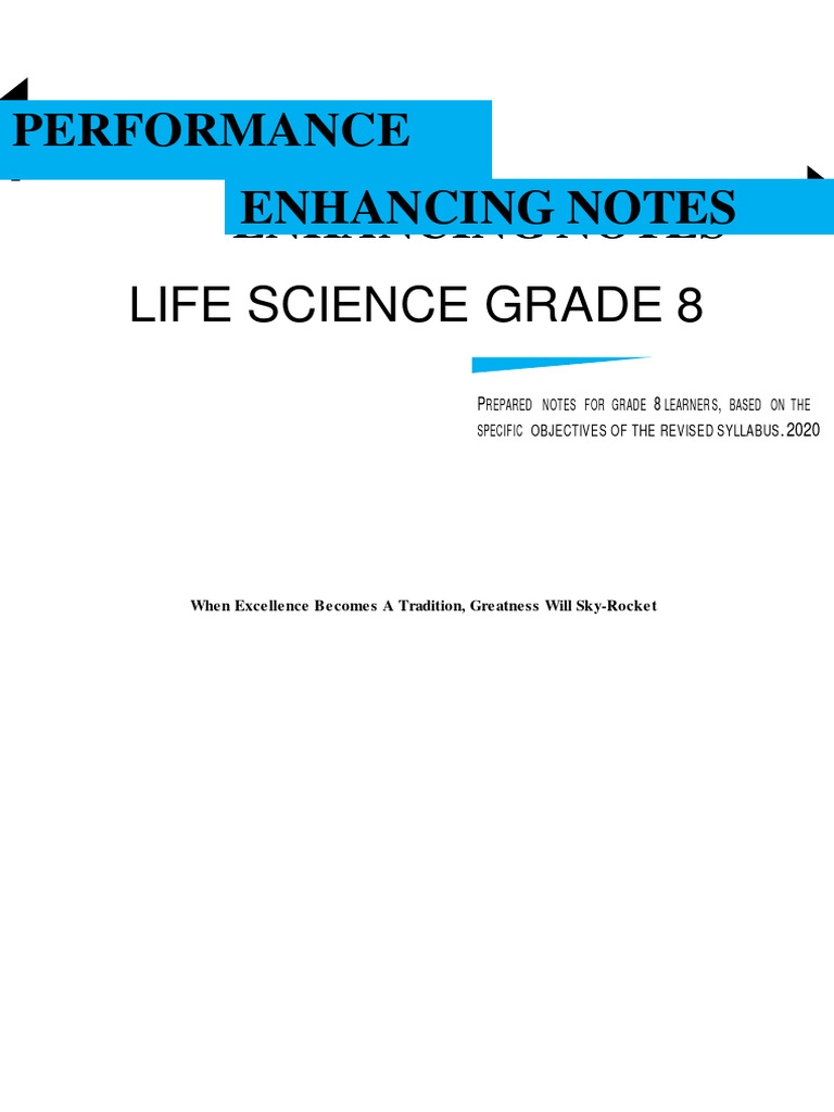L-Science Grade 8 Booklet 1 | PDF | Cell (Biology) | Immune System