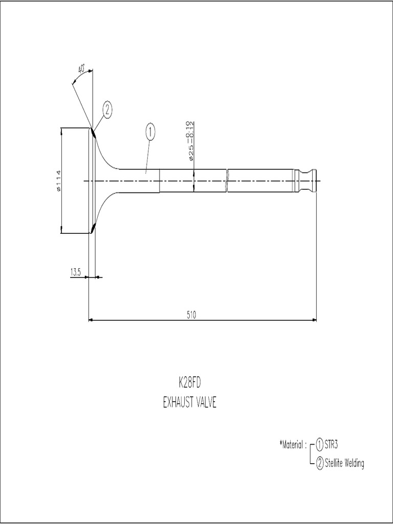 Akasaka 6k 28 FD - Exh Valve | PDF