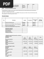 Materiality, PM, CTT - Exercise | PDF