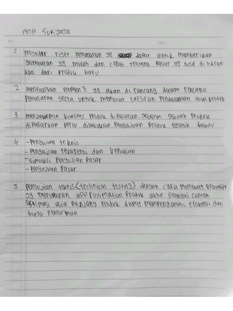 U H 1 Ana Suryana | PDF