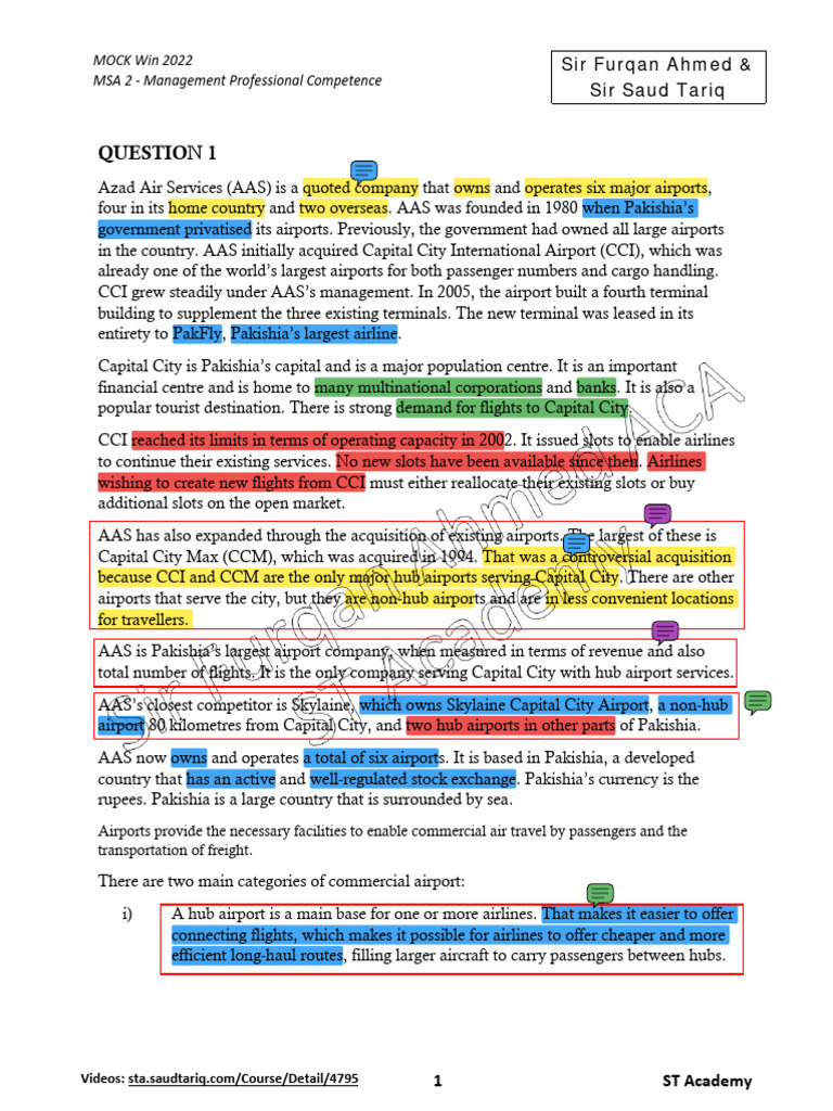 Mock Win 22 - A Complete Package | PDF | Valuation (Finance ...