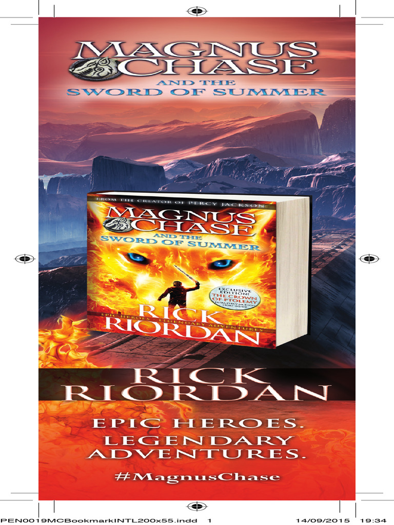 Rick Riordan Bookmark | PDF