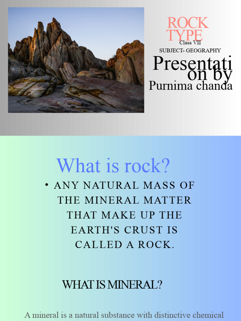 Rock Classification | PDF