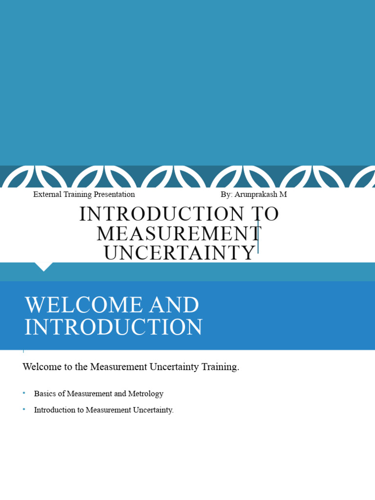 Measurement Uncertainty Training Overview | PDF | Measurement ...