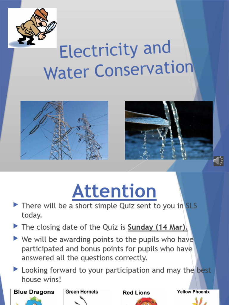 Electricity and Water Conservation Part 2 (5) | PDF