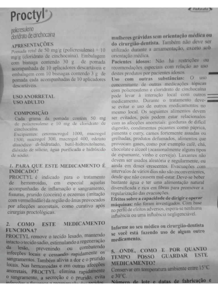 Proctyl | PDF