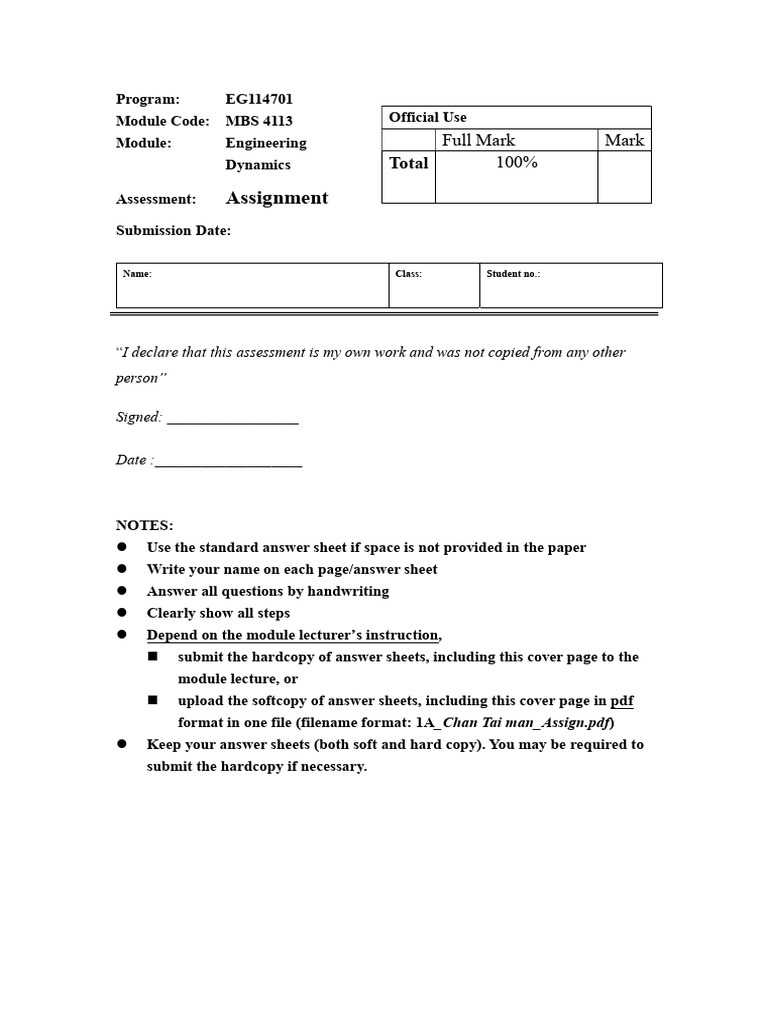 CA Assignment | PDF | Belt (Mechanical) | Gear