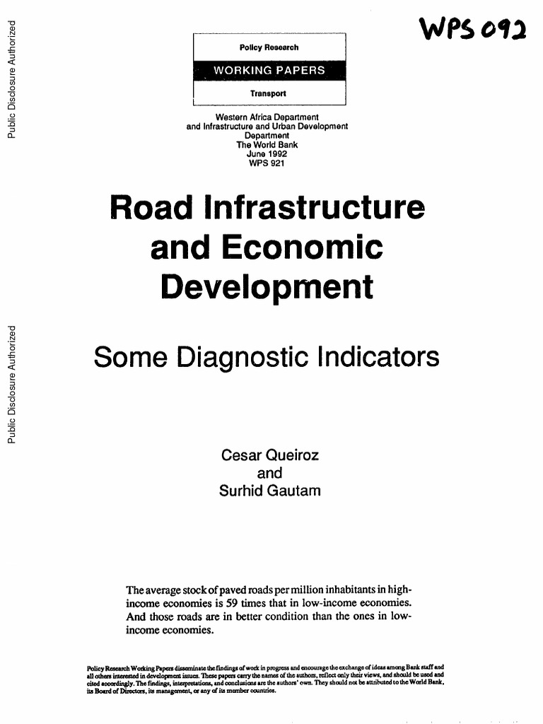 Road Infrastructure | PDF | Coefficient Of Determination | Road