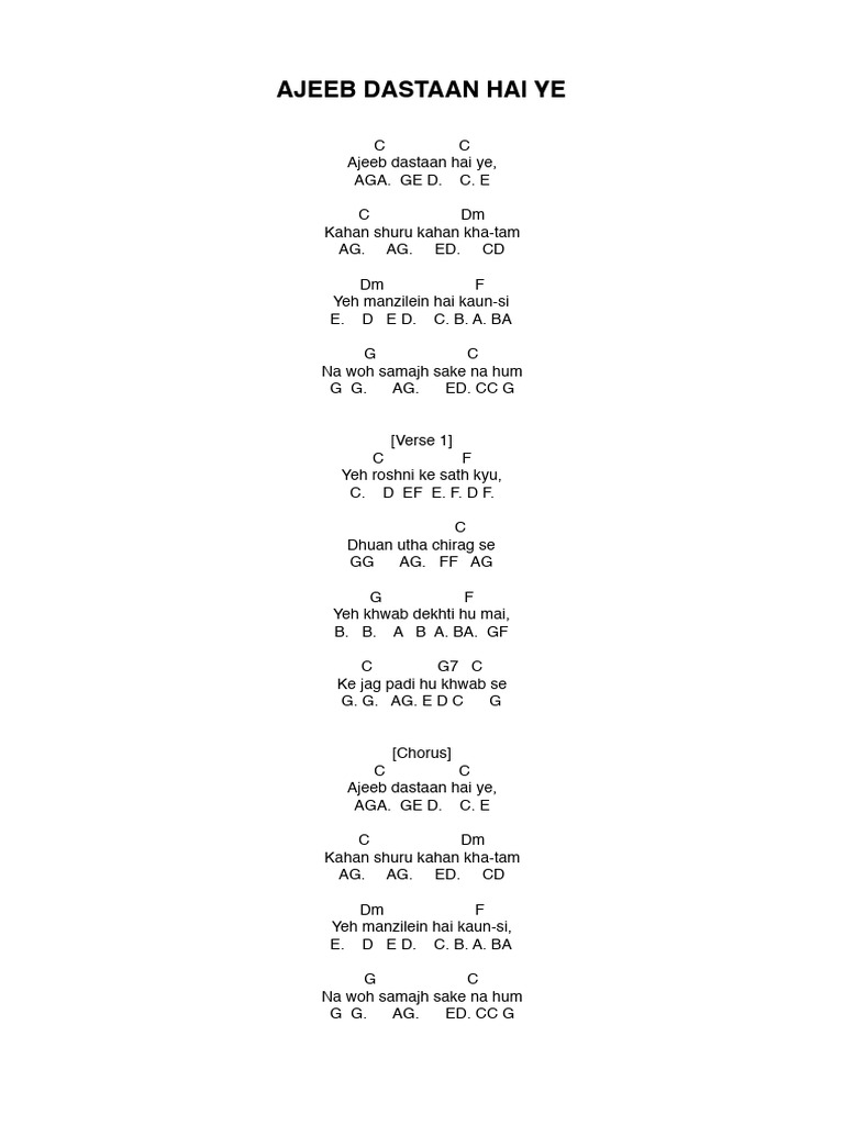 Ajeeb Dastaan Hai Ye | PDF