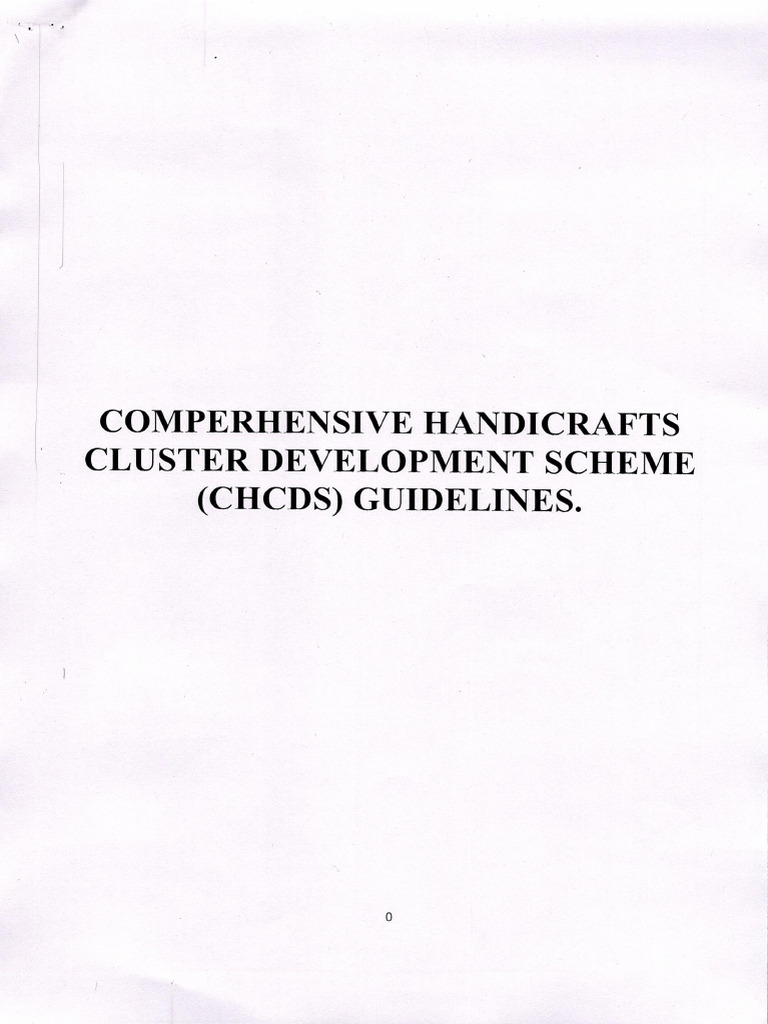 Cluster Scheme | PDF | Market (Economics) | Small And Medium Sized ...