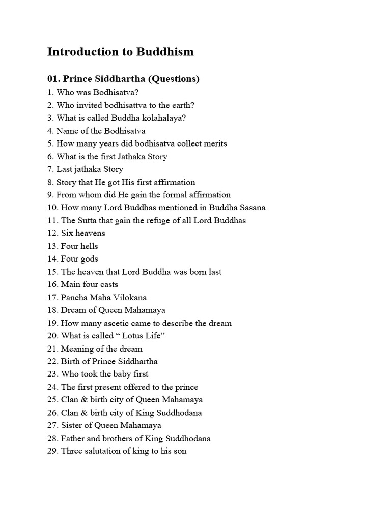 Introduction To Buddhism | PDF | Bodhisattva | Nāstika