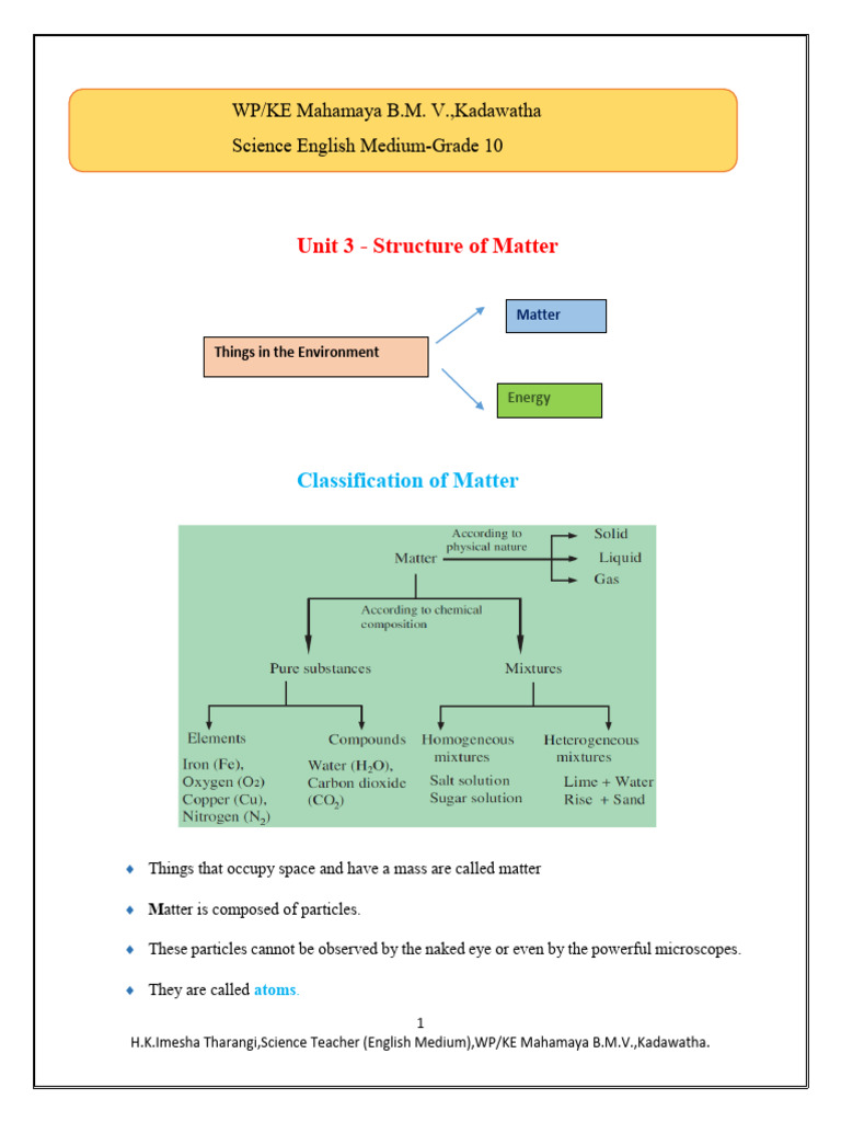 Unit 3-Doc 1 | PDF | Atoms | Atomic Nucleus