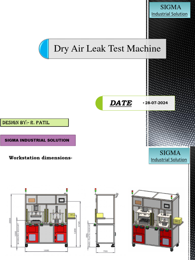 Dry Air Leak Test Machine Concept-28!07!24 | PDF | Mechanical Engineering