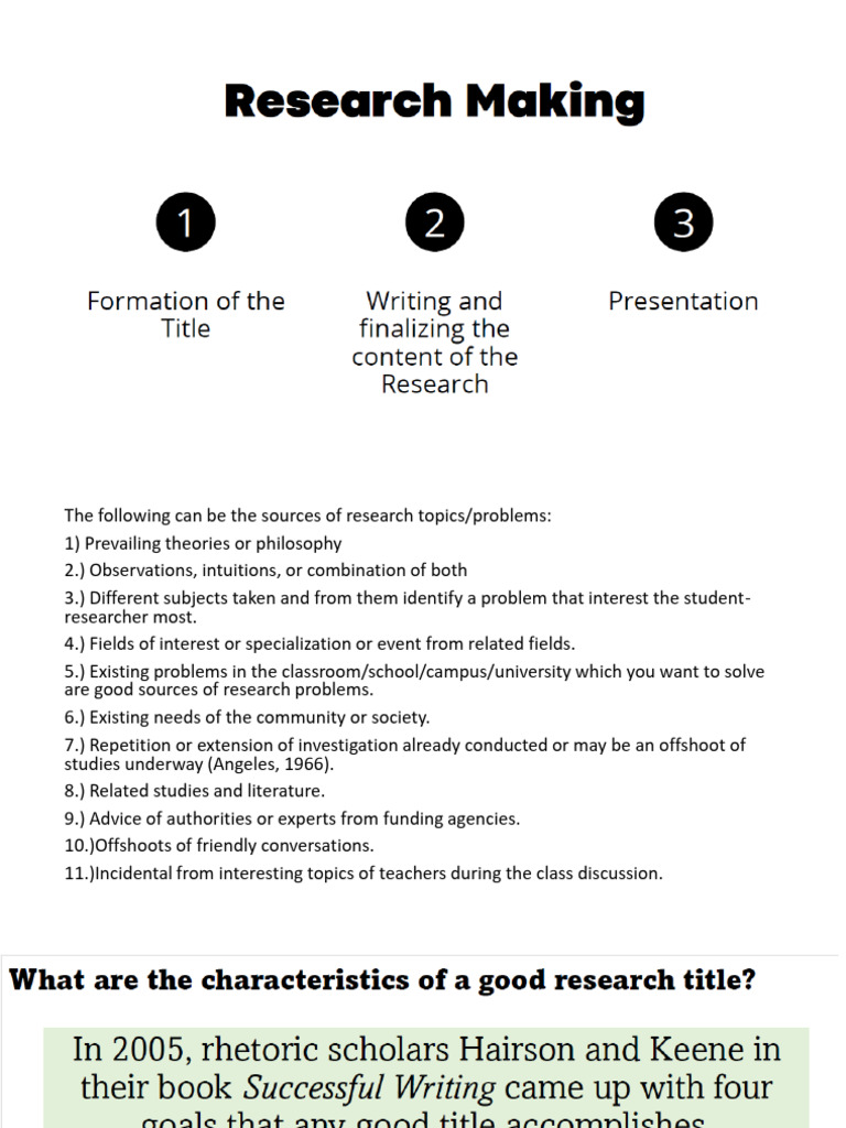 Statistical Mini Research Guidelines | PDF | Academic Publishing ...
