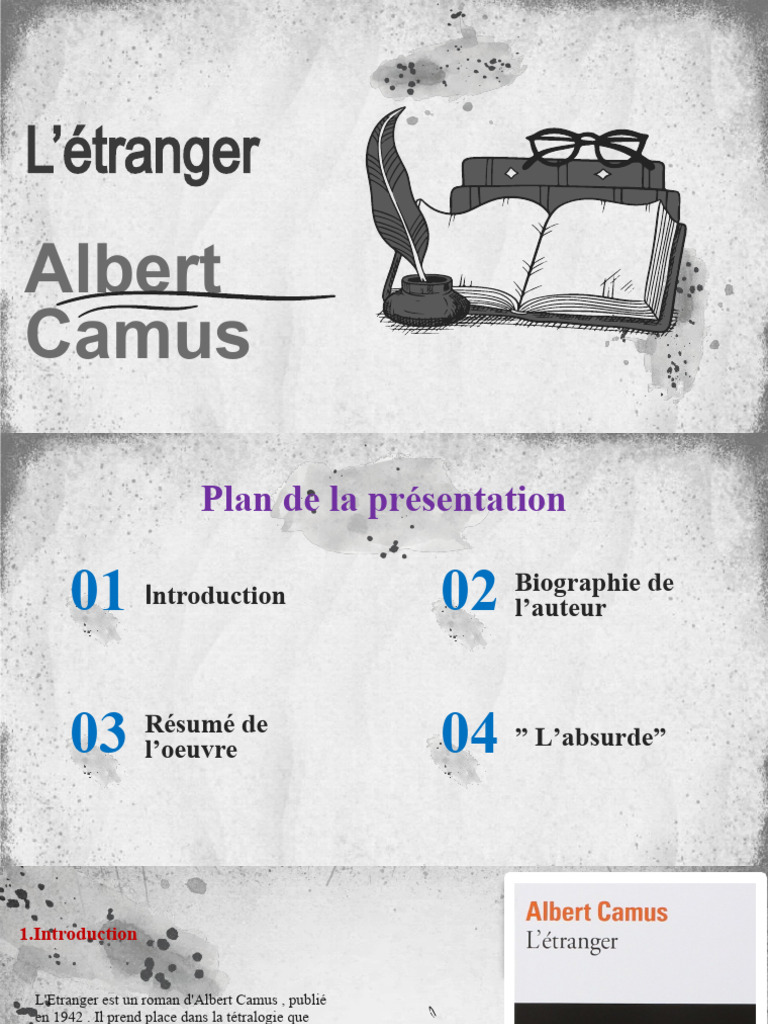 L'Absurde dans L'Étranger de Camus | PDF | Albert Camus