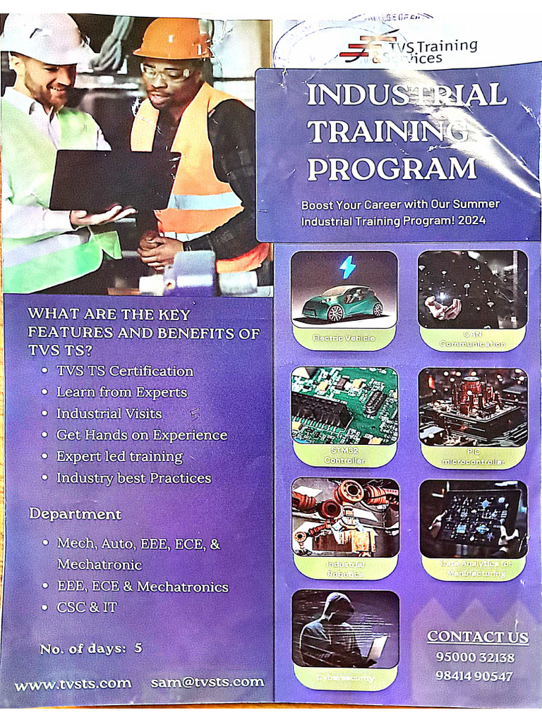 TVS Training & Internship | PDF