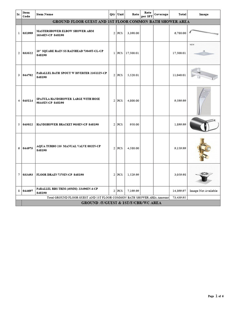 Kohler Fixture Models | PDF | Shower | Tap (Valve)