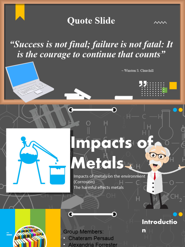 Chem (Metals PowerPoint) | PDF | Corrosion | Iron