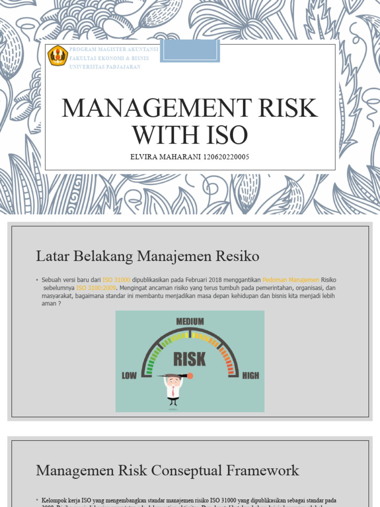 Iso Manrisk | PDF