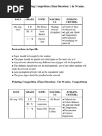 Elementary and Intermediate Grade Drawing Examination Syllabus | PDF ...