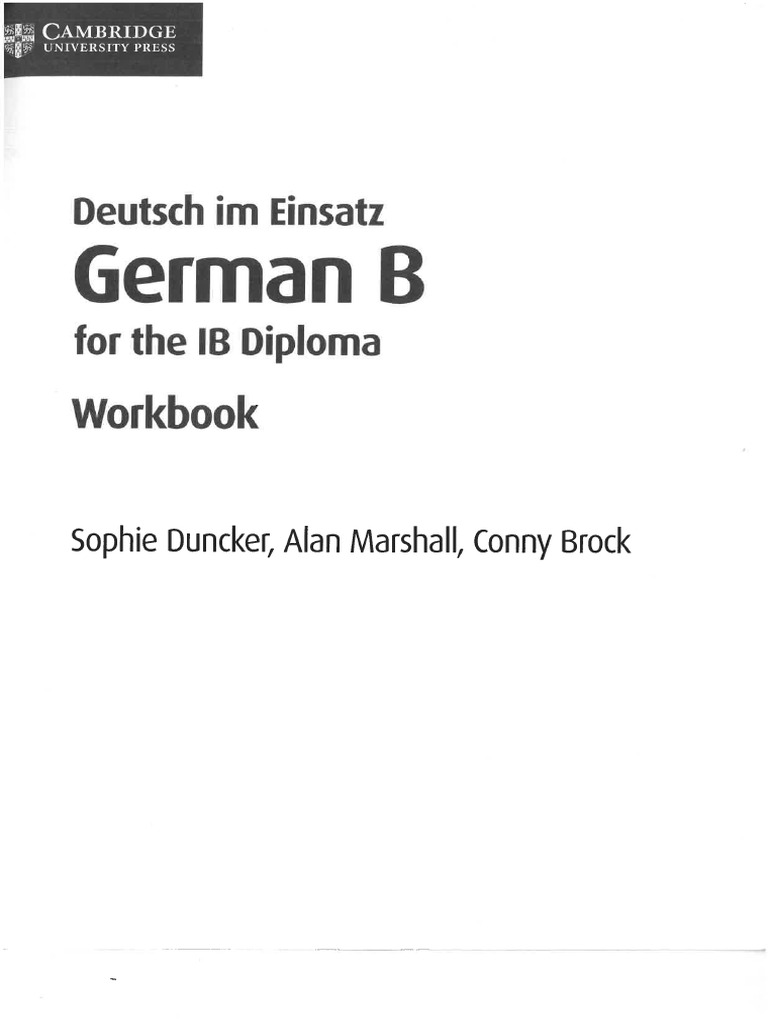 German Workbook Knightbridge | PDF