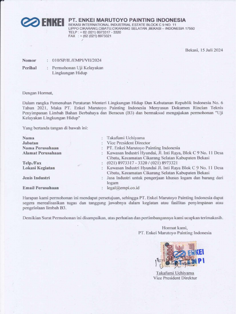 Surat Permohonan | PDF