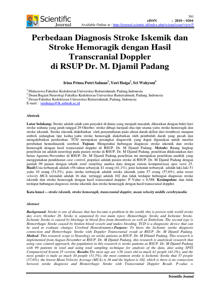 Perbedaan Stroke. | PDF