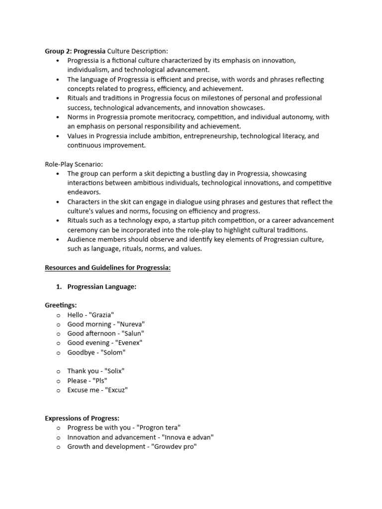Group 2 - Progressia | PDF | Collaboration | Innovation
