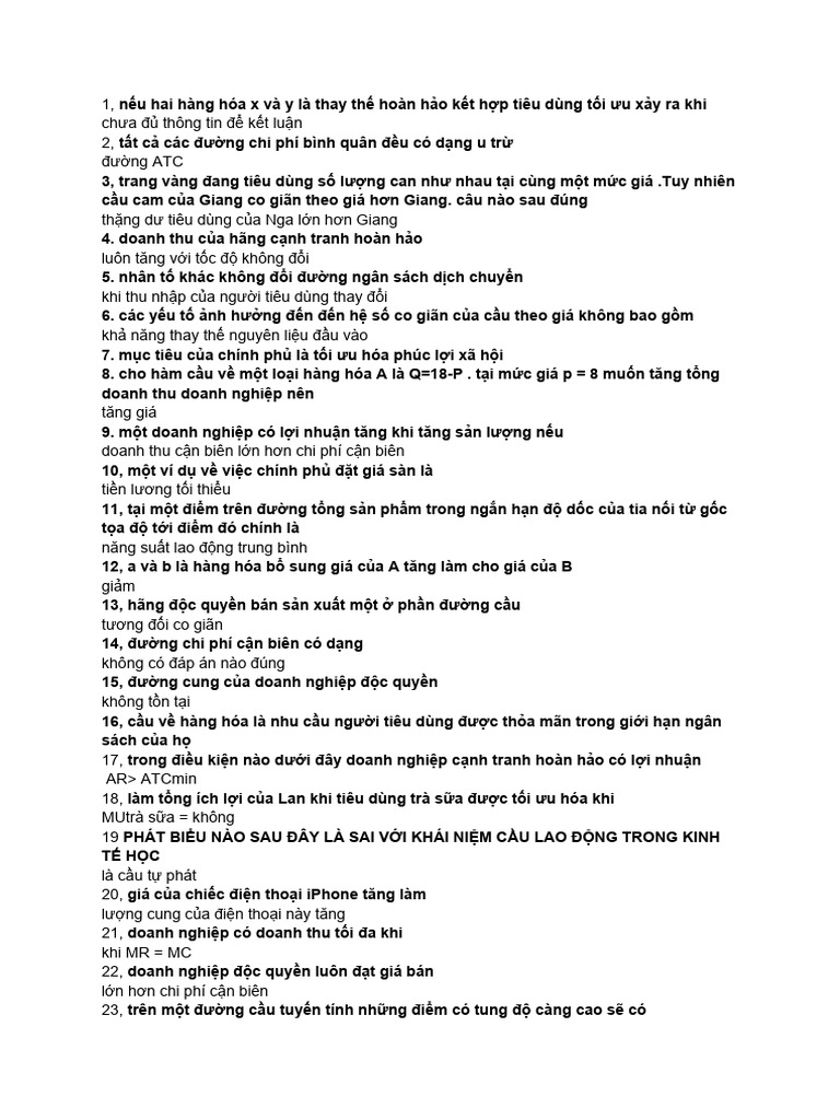 Trúng Trắc Nghiệm Khá Cao | PDF