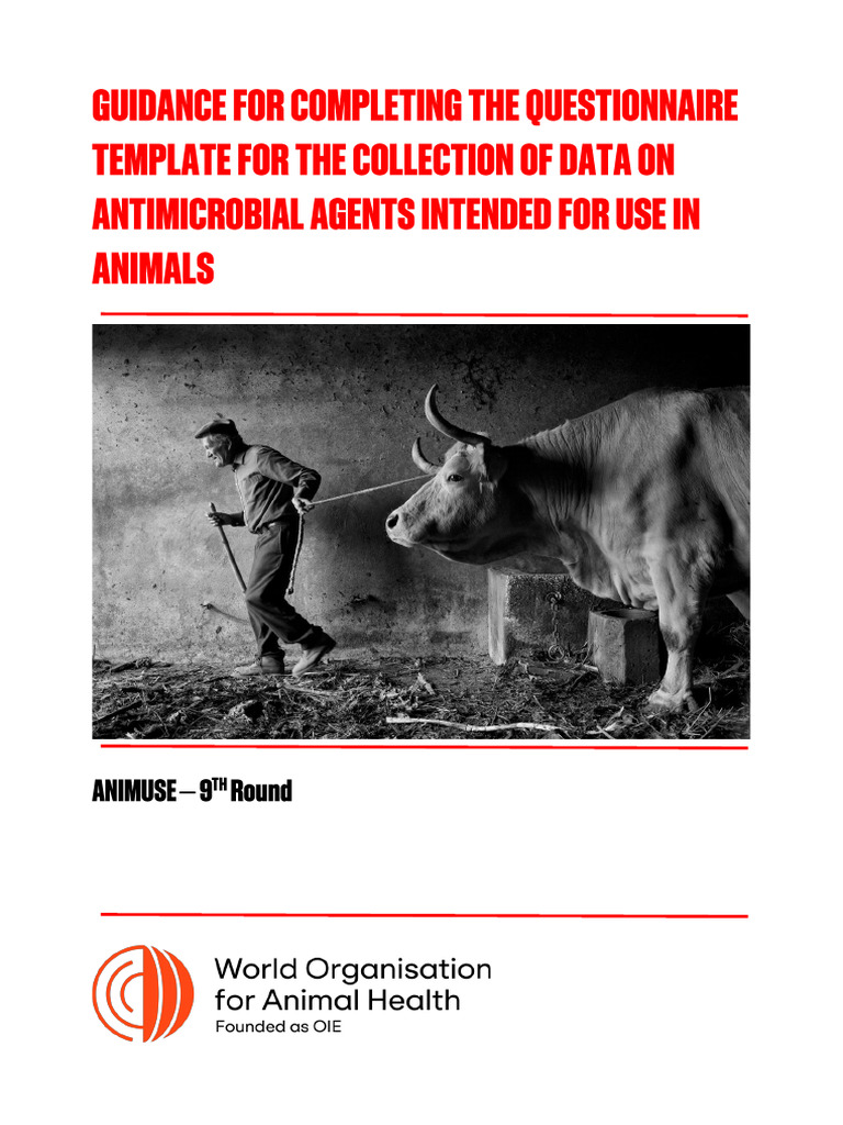 Guidance For Completing The Questionnaire Template For The Collection ...