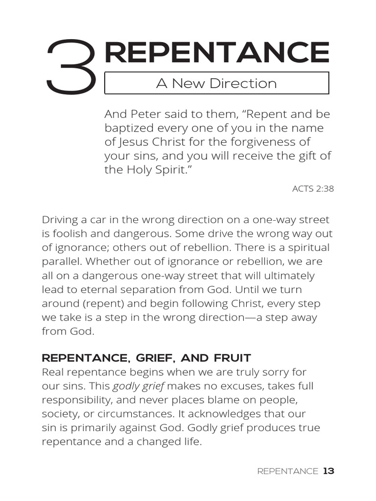 Repentance | PDF | Sin | Forgiveness