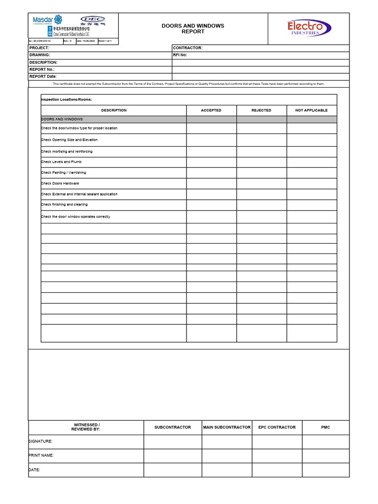 Ei-Con-Civ-12-Doors and Windows | PDF
