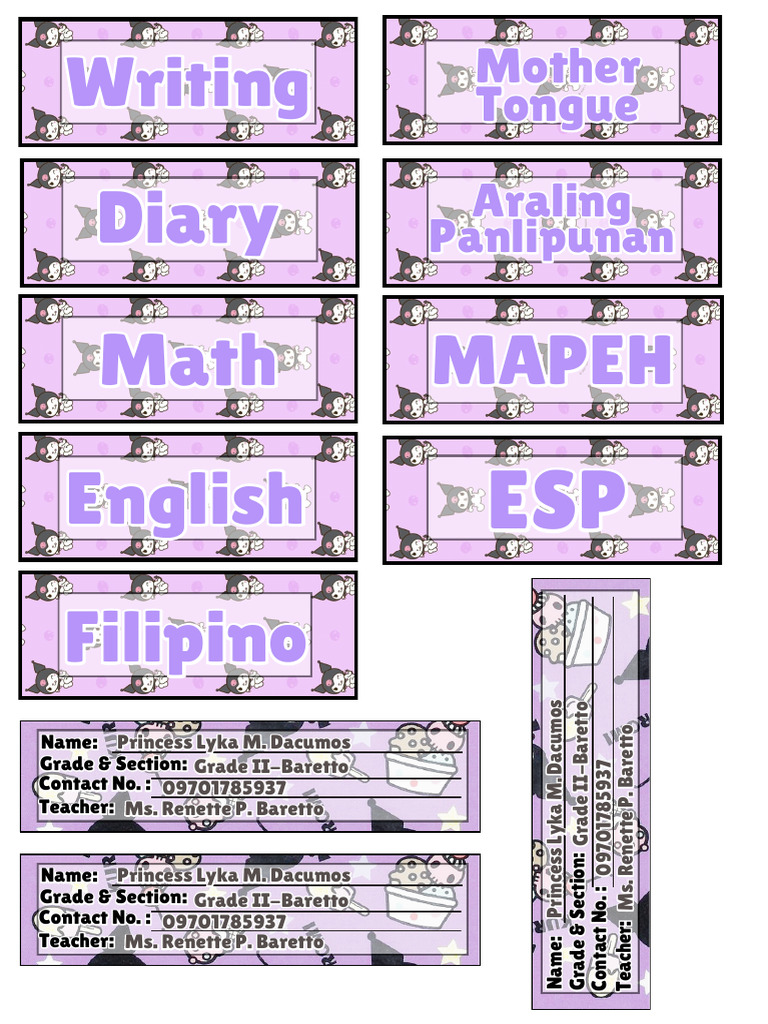 Mikayy Stickers Designs | PDF