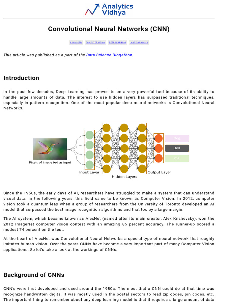 Convolutional Neural Networks Cnn Pdf Neuroscience Computational 0120