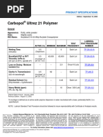 SPEC Carbopol Ultrez 10-1 | PDF | Materials