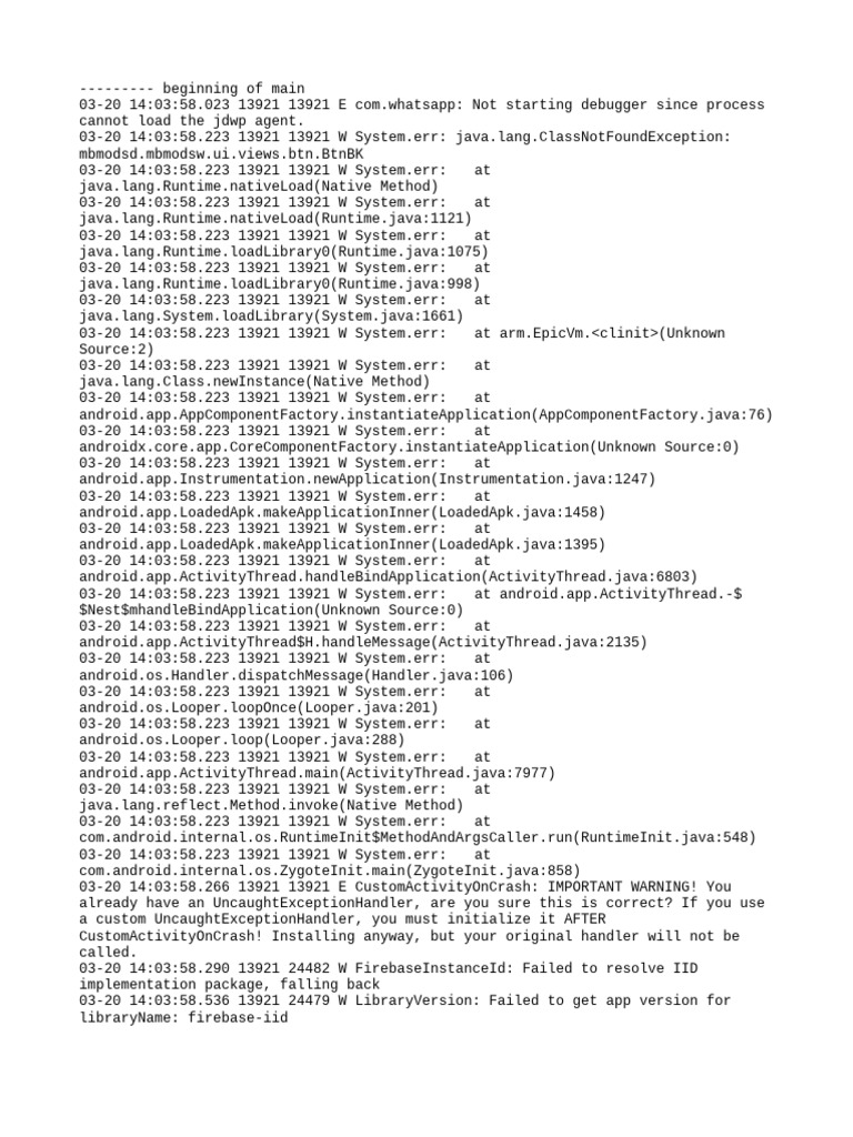 Logcat | PDF | Java (Programming Language) | Computing Platforms