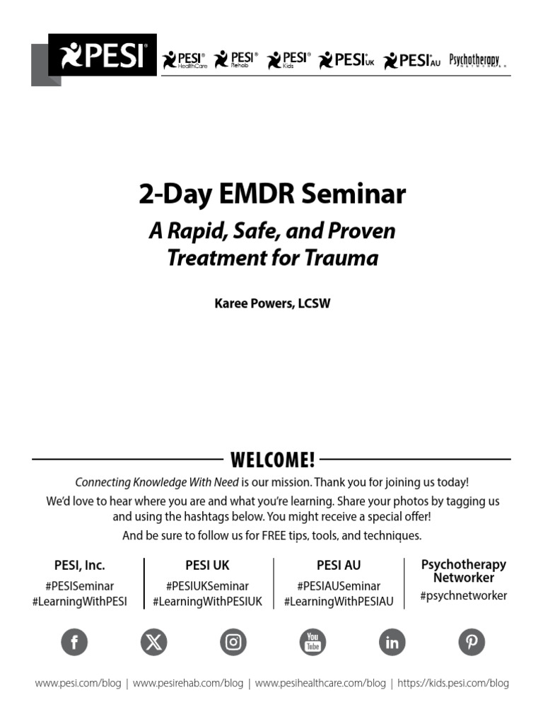 Emdr | PDF | Psychological Trauma | Dissociation (Psychology)