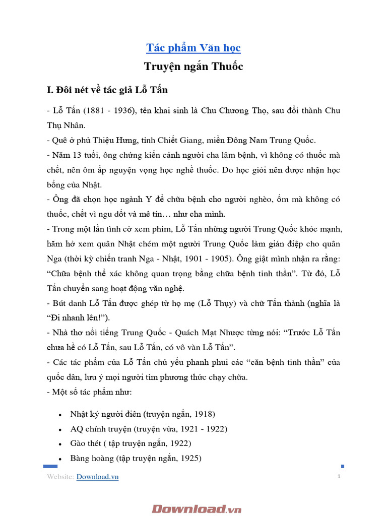 Truyen Ngan Thuoc | PDF