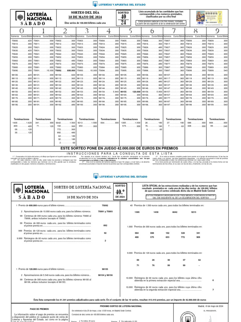 SM Listaoficial.a2024.s040 | PDF