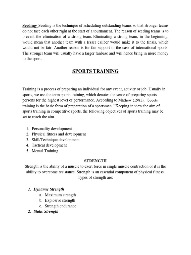 Wrestling Bracket Seeding Explained | PDF | Flexibility (Anatomy ...
