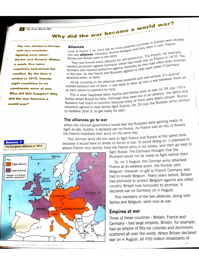 Introduction World War 1 | PDF