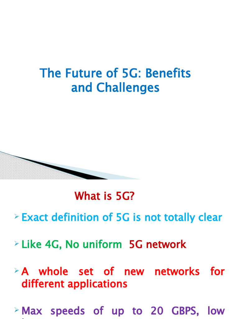 5G Technology: Benefits and Challenges | PDF | Computer Network | Security